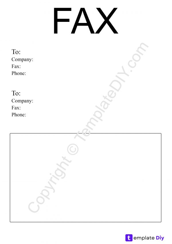 IRS Fax Cover Sheet Template | Printable PDF & Word