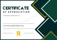 Appreciation Blank Template Appreciation Blank Template