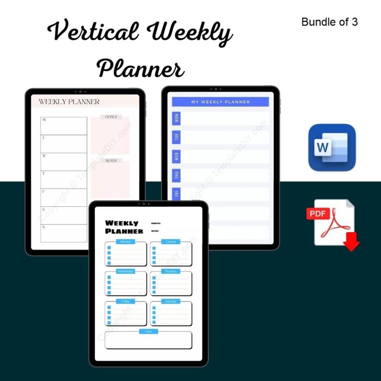 Printable HQ Planner Bundle Templates [Bundle of 175]