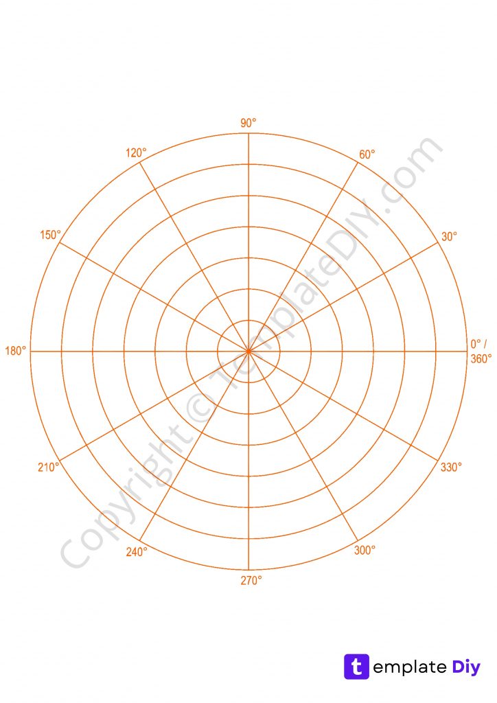 Polar Graph Paper Printable [Grid Paper]