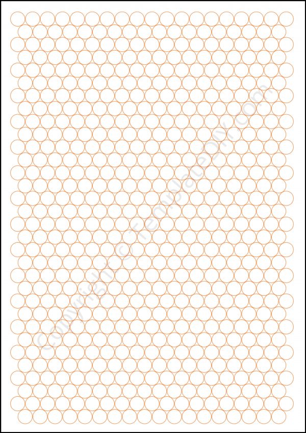 Circular Graph Paper/Circle Grid Paper Template in PDF