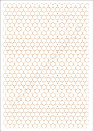 Circular Graph Paper/Circle Grid Paper Template in PDF