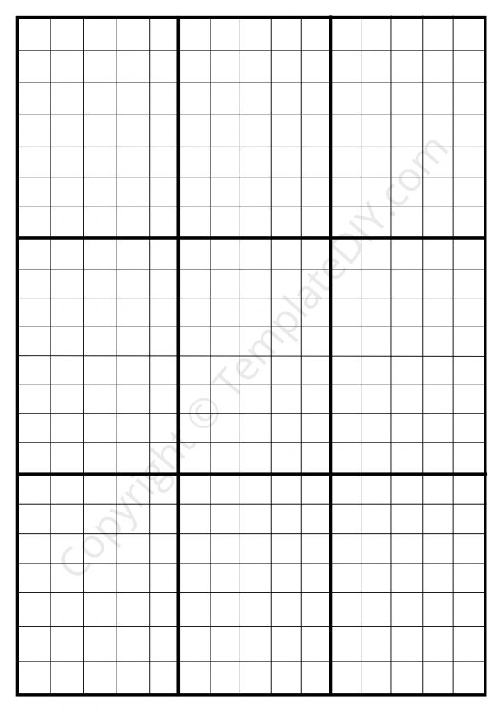 Editable Division Graph Paper Template PDF