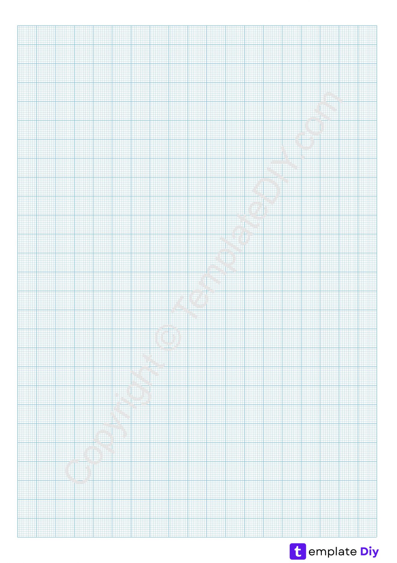 Engineering Graph Paper/ Grid Paper Template Printable PDF