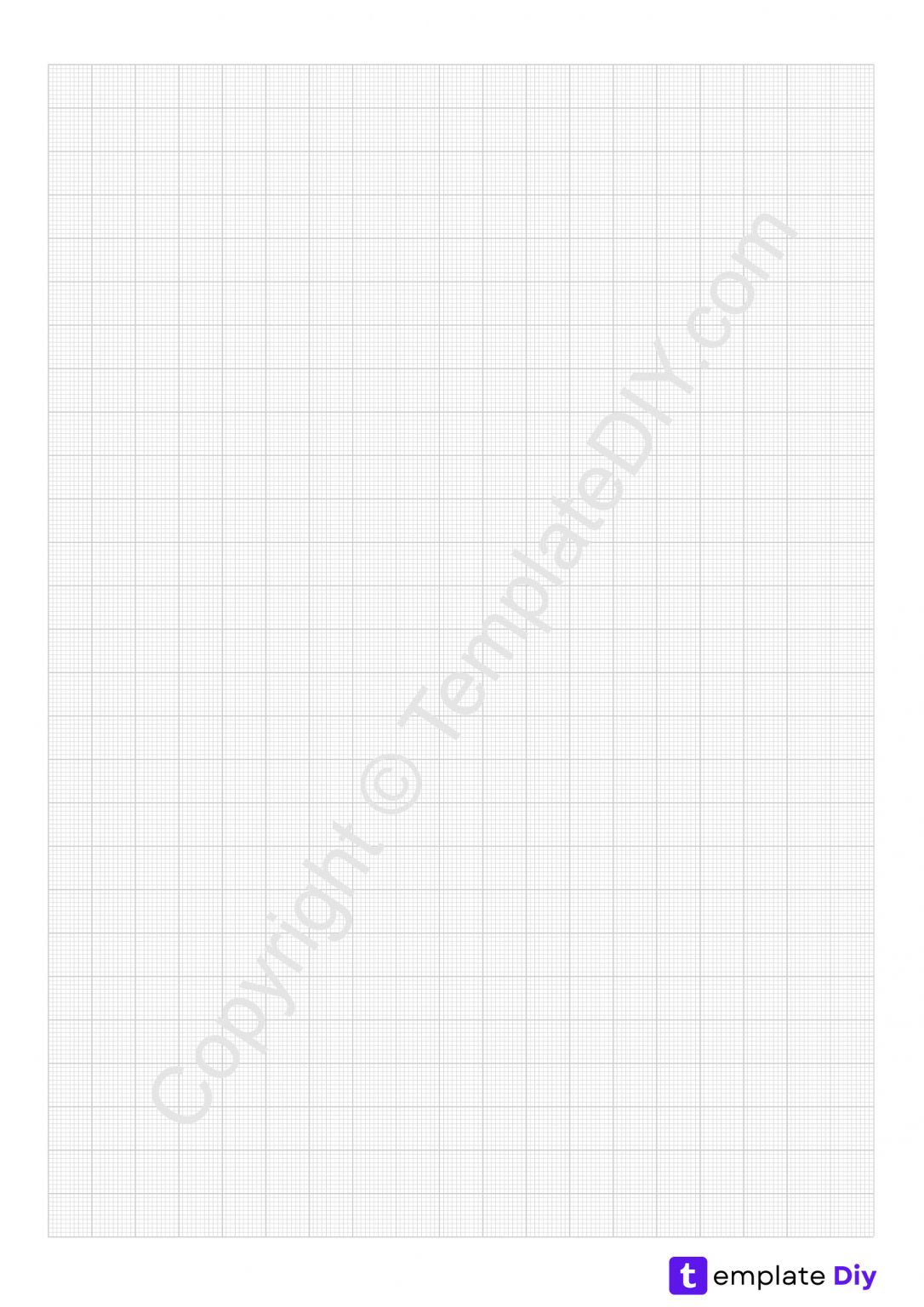 Engineering Graph Paper/ Grid Paper Template Printable PDF