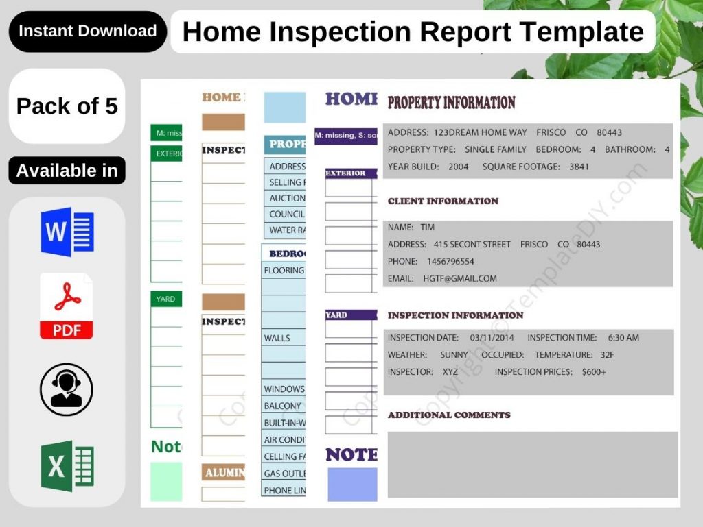 Homeschool Report Card Template Blank Printable [PDF, Excel]