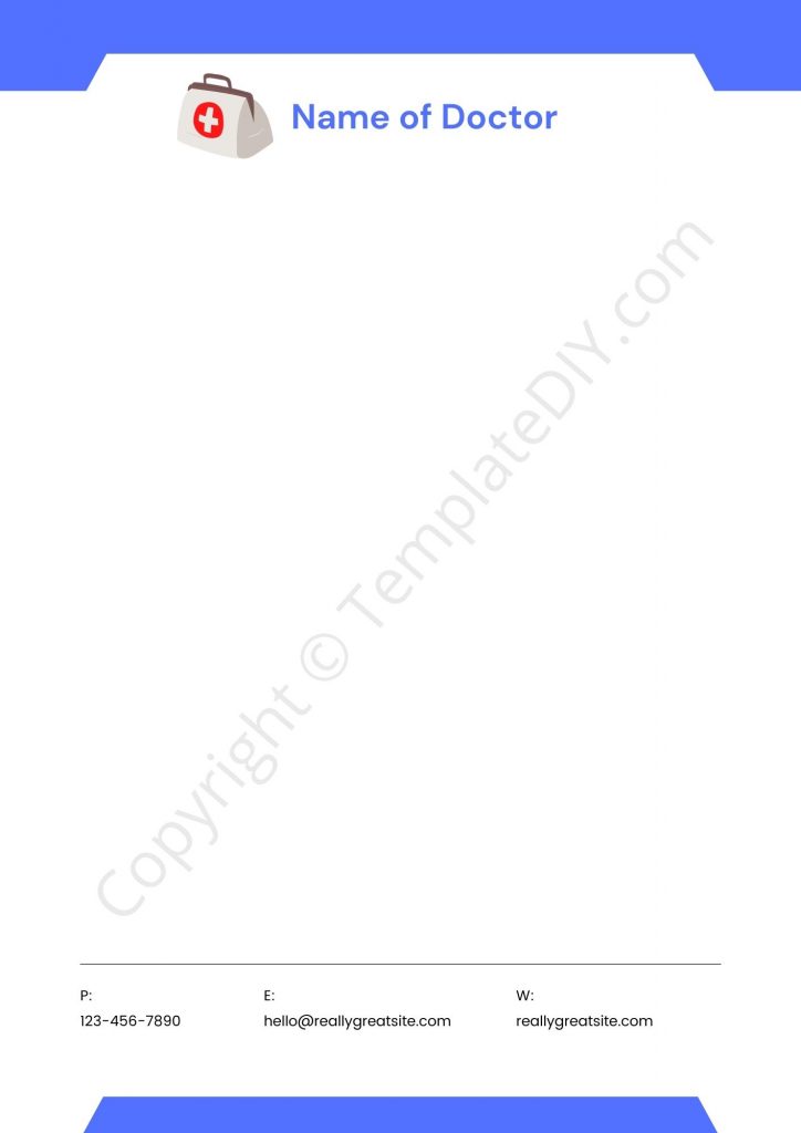 Doctor Letterhead Template | Printable Word & PDF