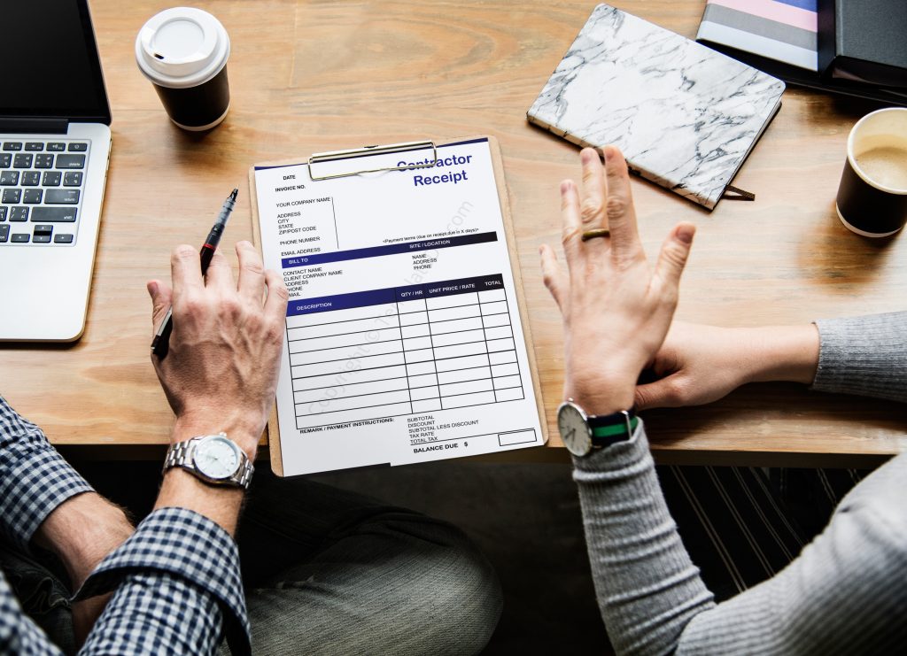 Printable Contractor Receipt Template PDF & Word
