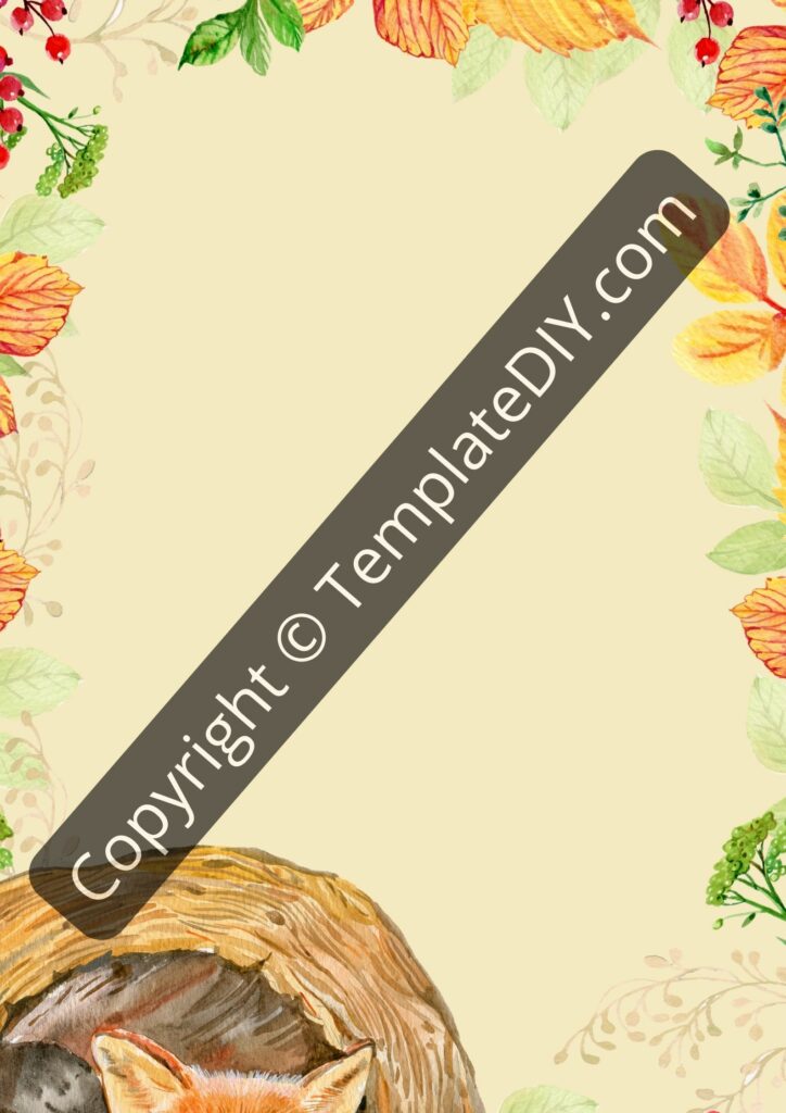 Thanksgiving Template Printable in PDF, Word [Editable]