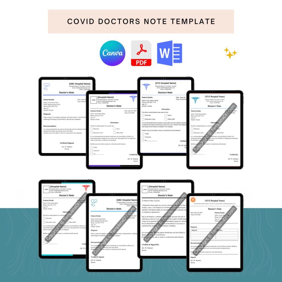 Eye Doctor Note for Tinted Windows Template – PDF & Word