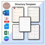 Printable Company Directory Template for Businesses