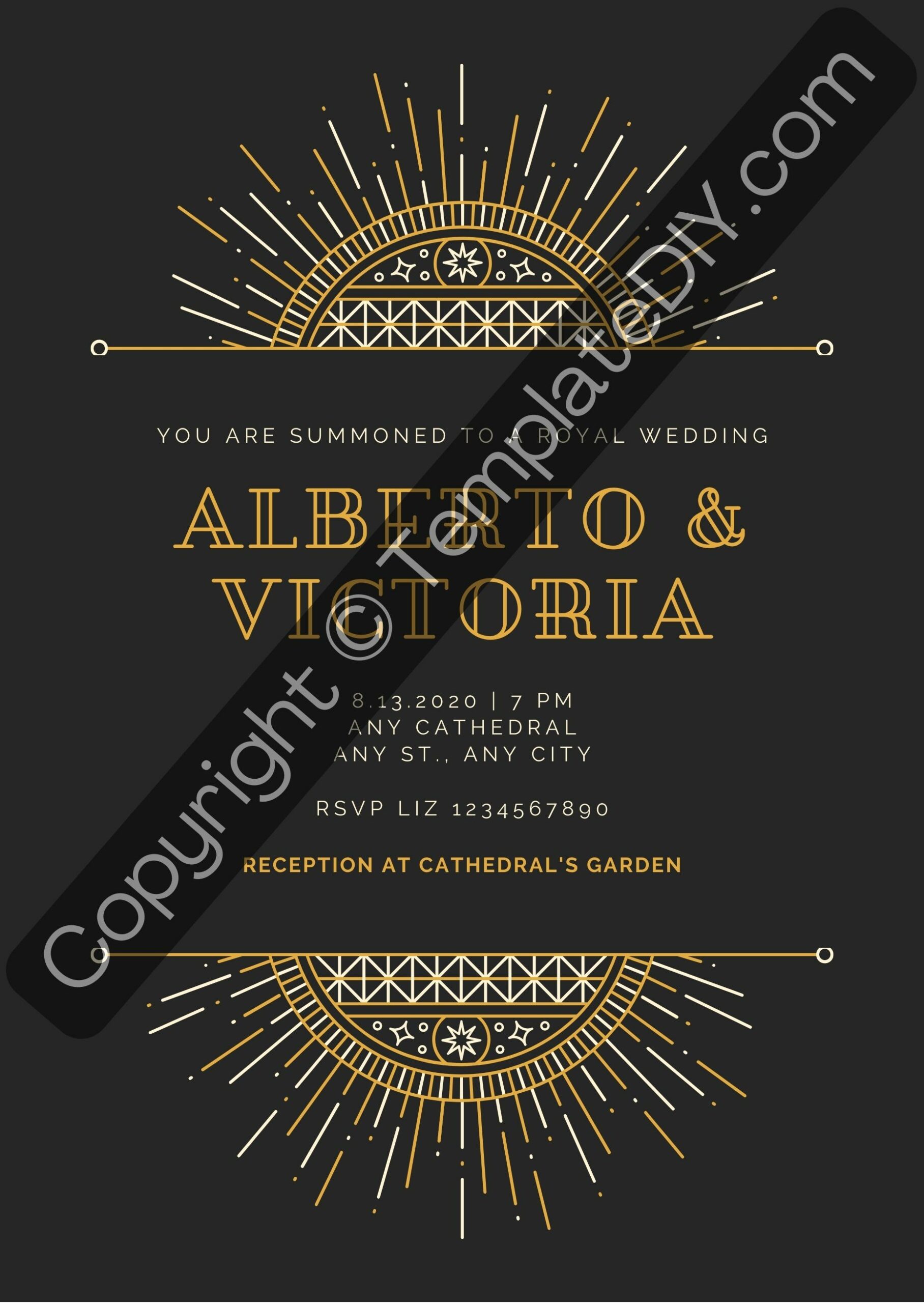 Royal Invitation Free Printable