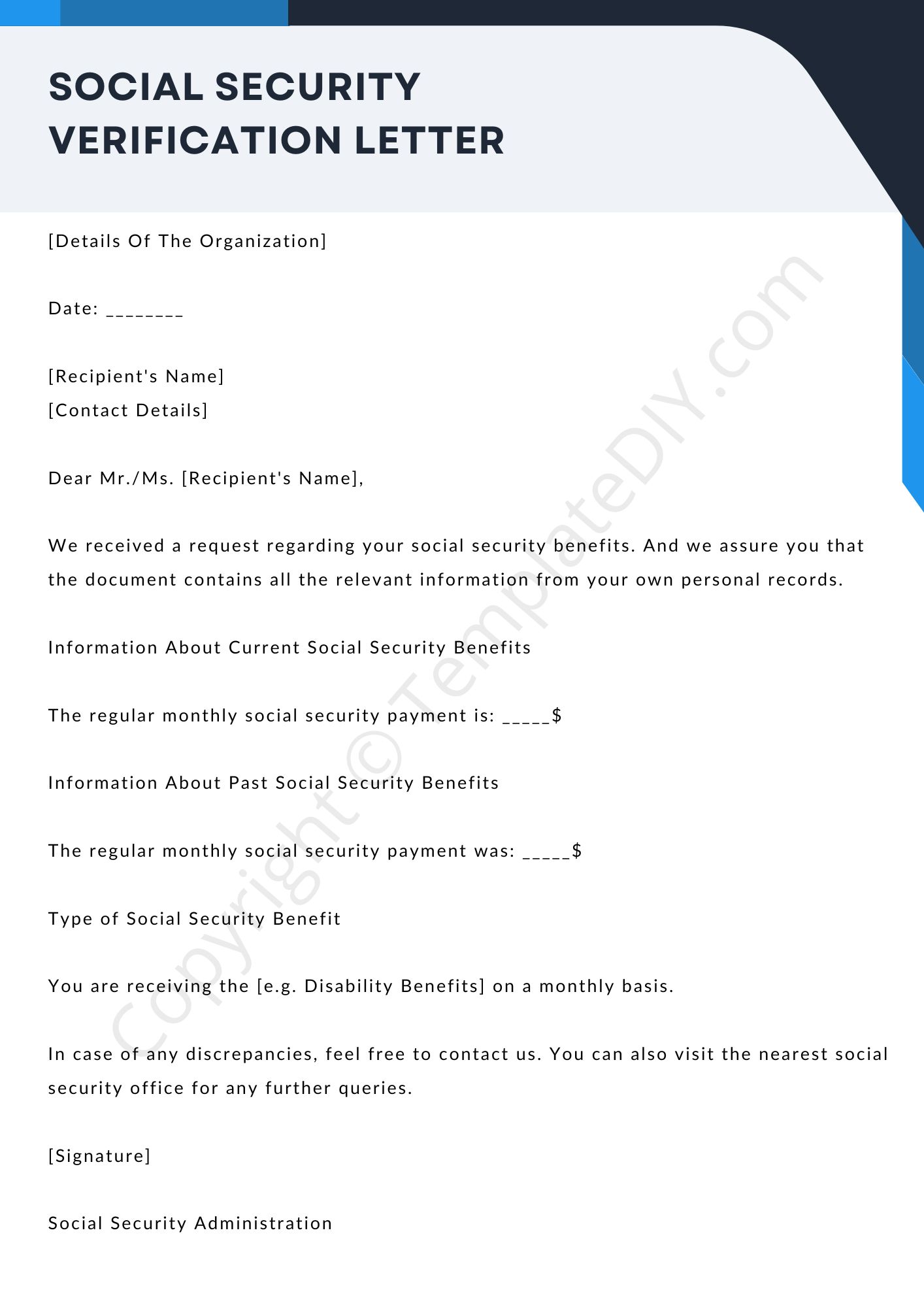 Verification Letter Template At A Glance