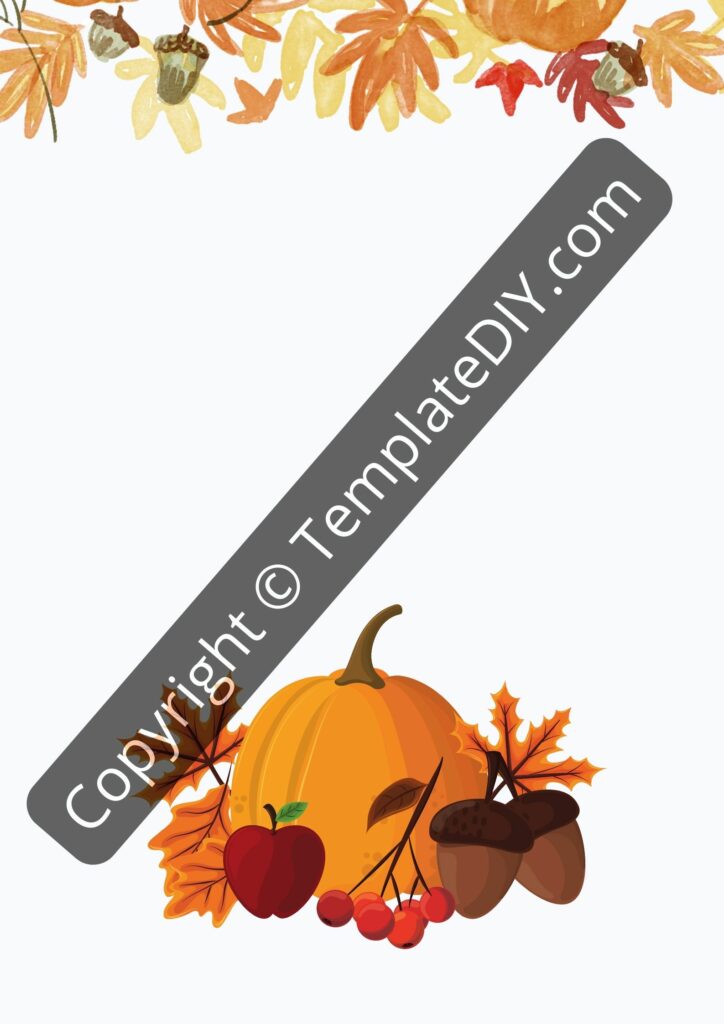 Thanksgiving Template Printable in PDF, Word [Editable]
