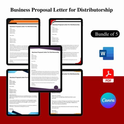 Business Proposal Letter for Distributorship Sample [Word]