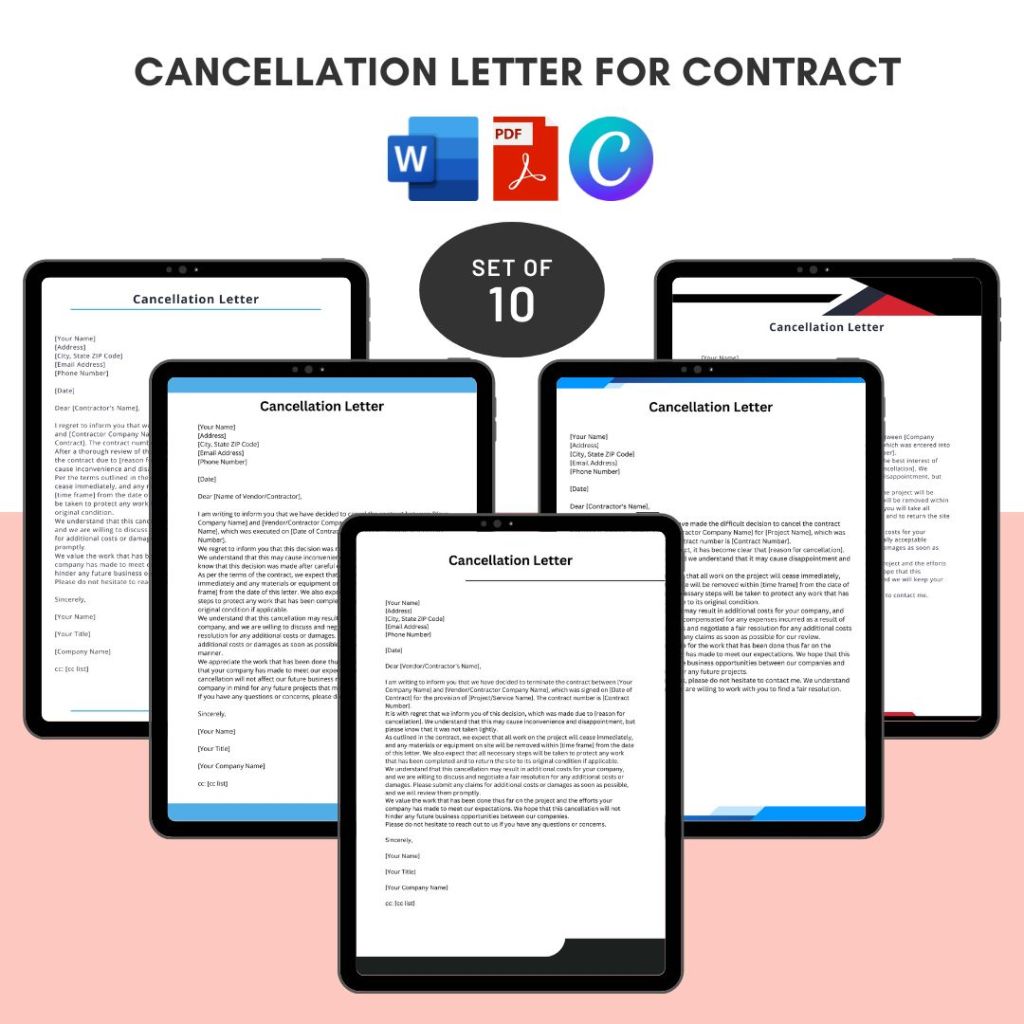 Company Leave Letter Template | Word Editable Samples