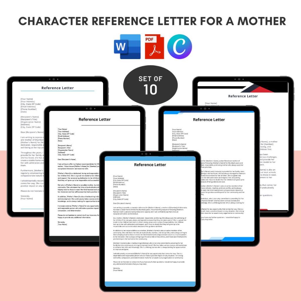 Character Letter for Clemency Template | PDF & Word