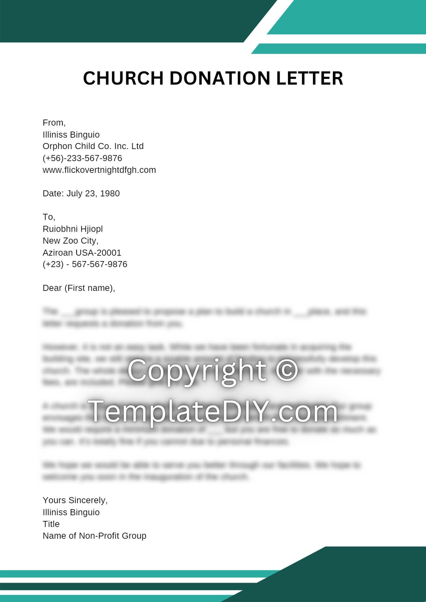 Church Anniversary Donation Letter To Church Infoupdate church-anniversary-donation-letter-to-church-infoupdate
