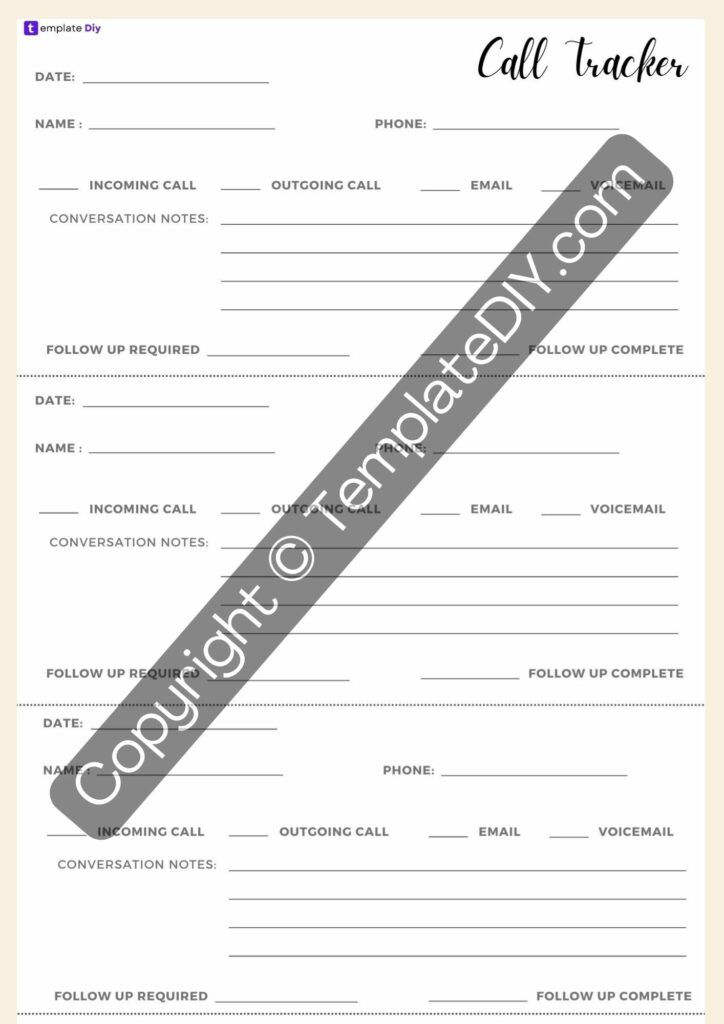 Talk Track Template Printable in PDF, Word, Excel [Editable]