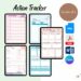 Action Tracker Template Blank Printable PDF, Word, Excel