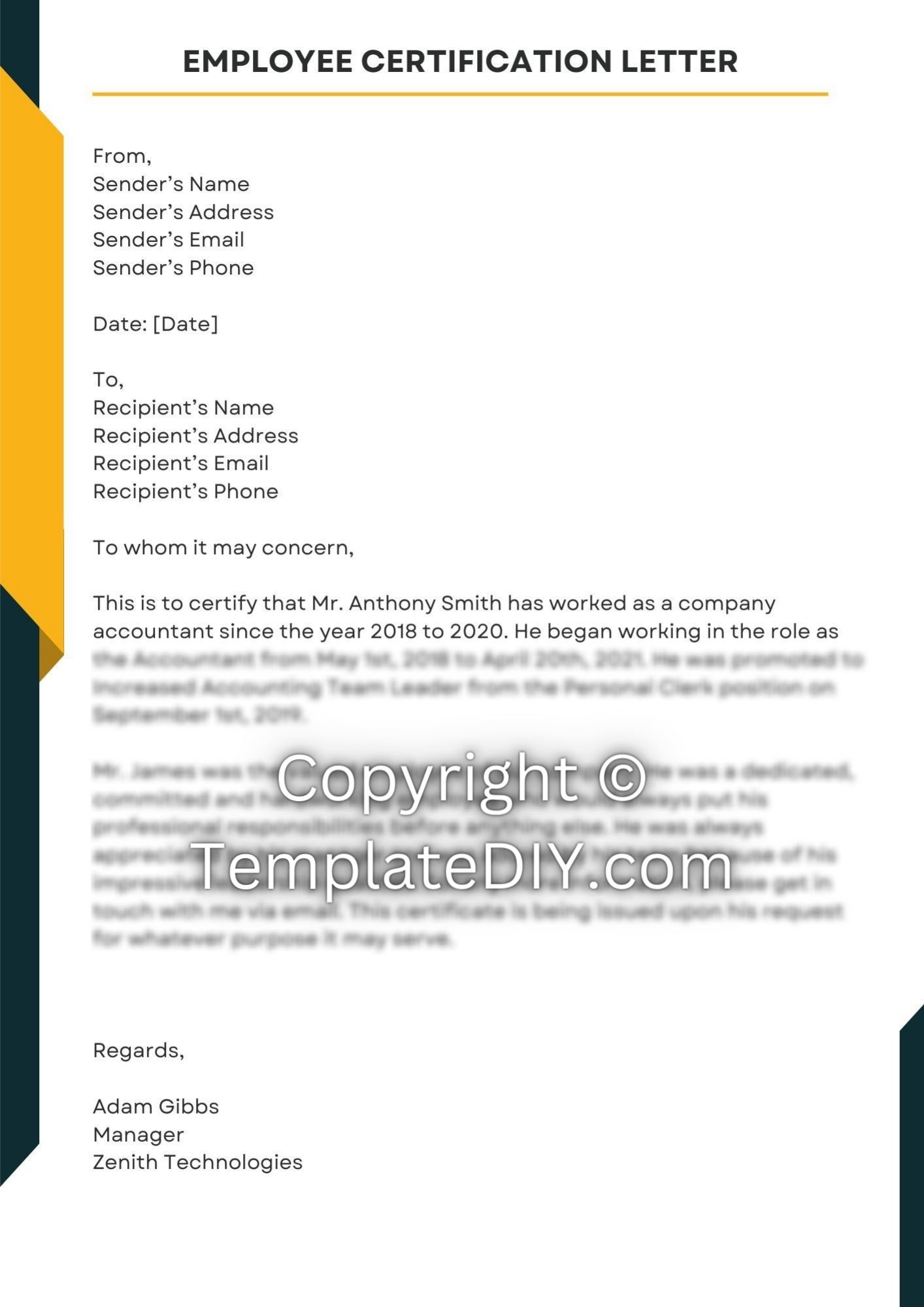 Certification Letter 30 Essential Tips To Make Moving Easier The