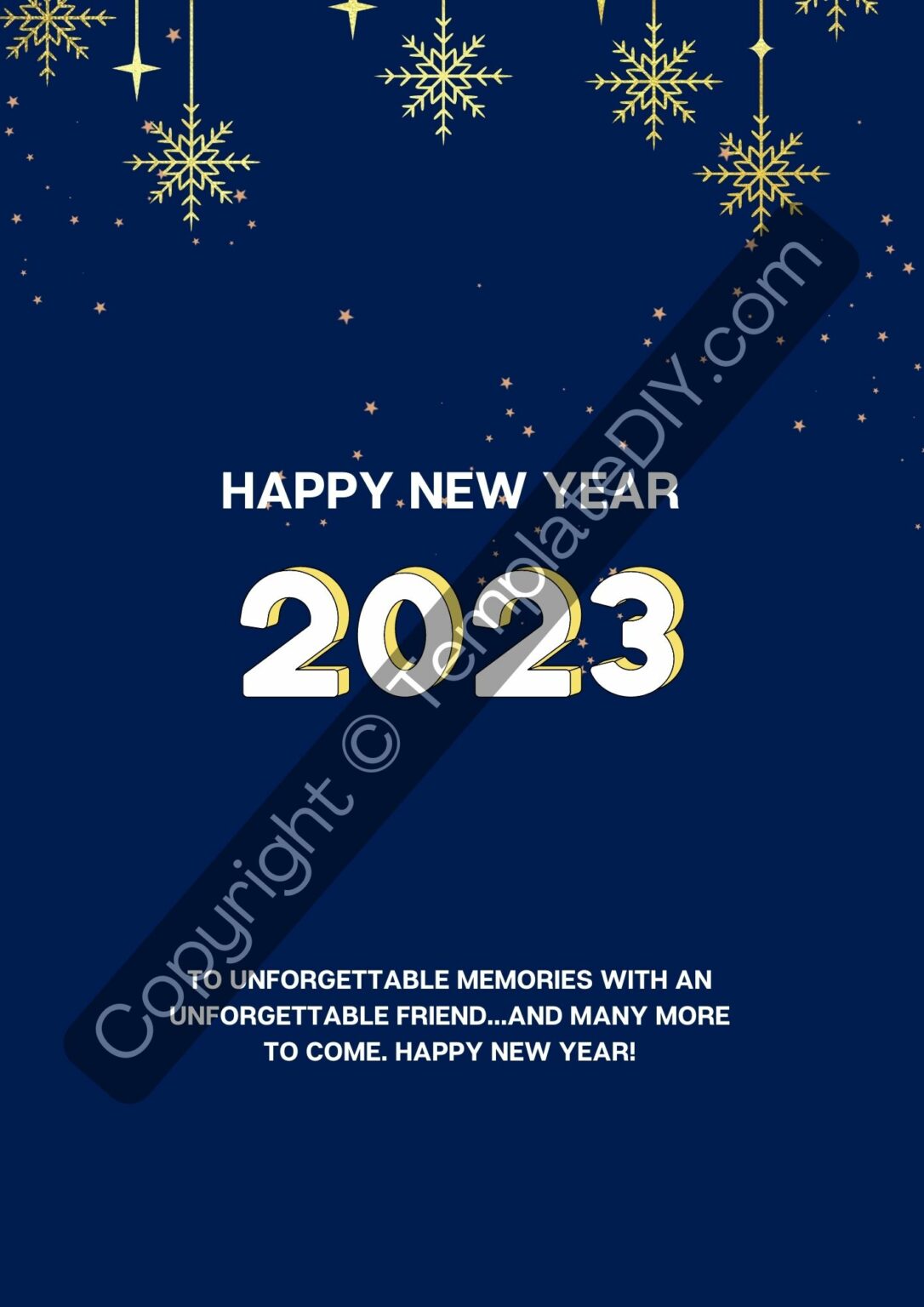 Best New Year Greetings Printable Template PDF, Word