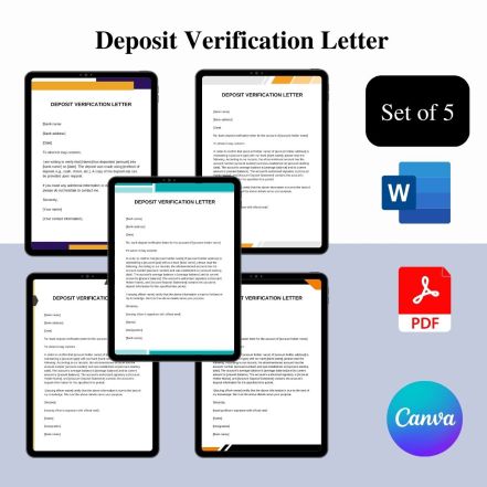 Bank Verification Letter Sample Template in Pdf and Word