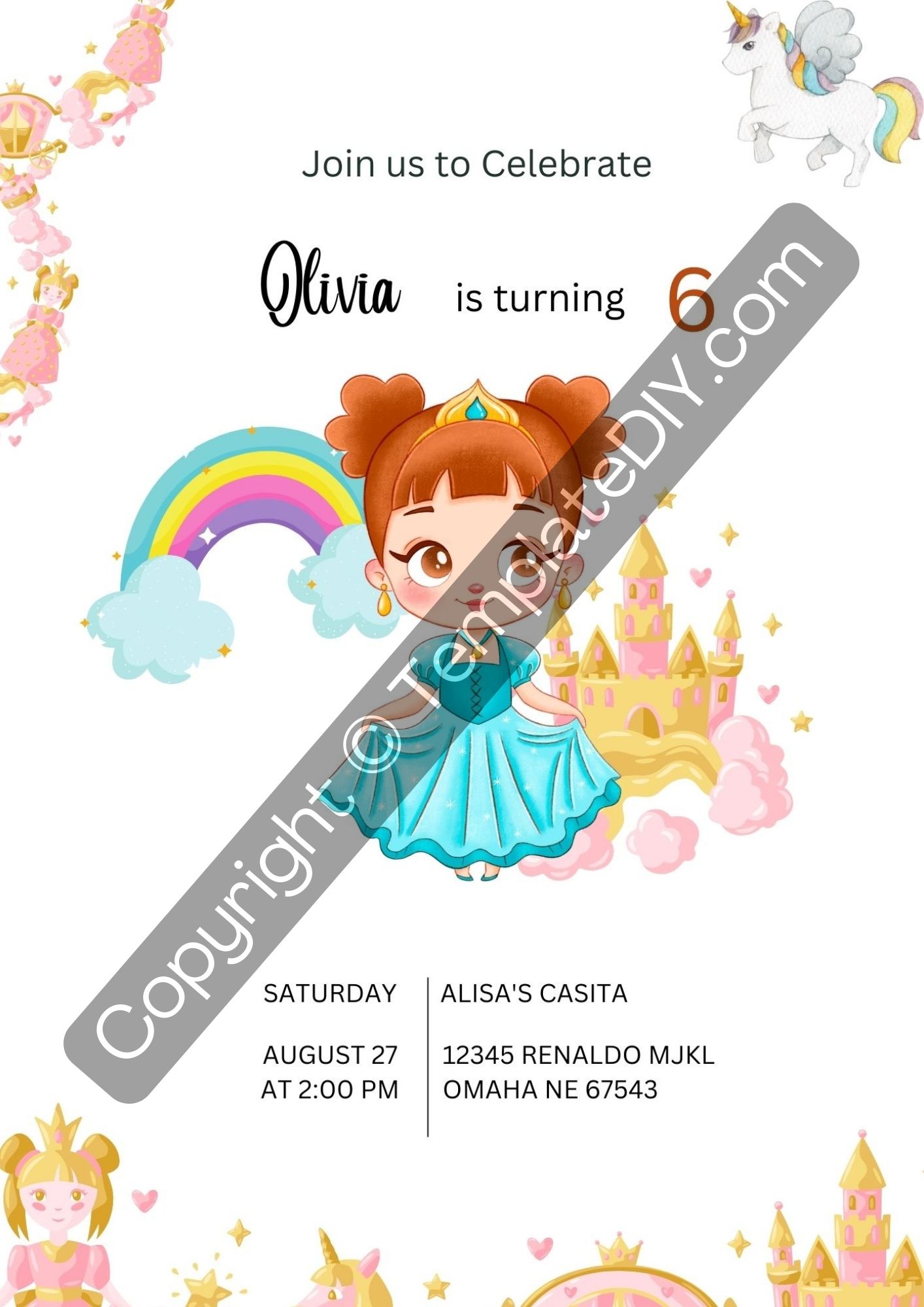 Encanto Invitation Template Blank Printable in Pdf and Word