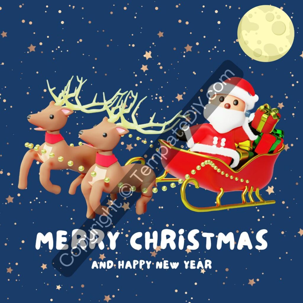 Animated Christmas Greetings Printable Templates Word