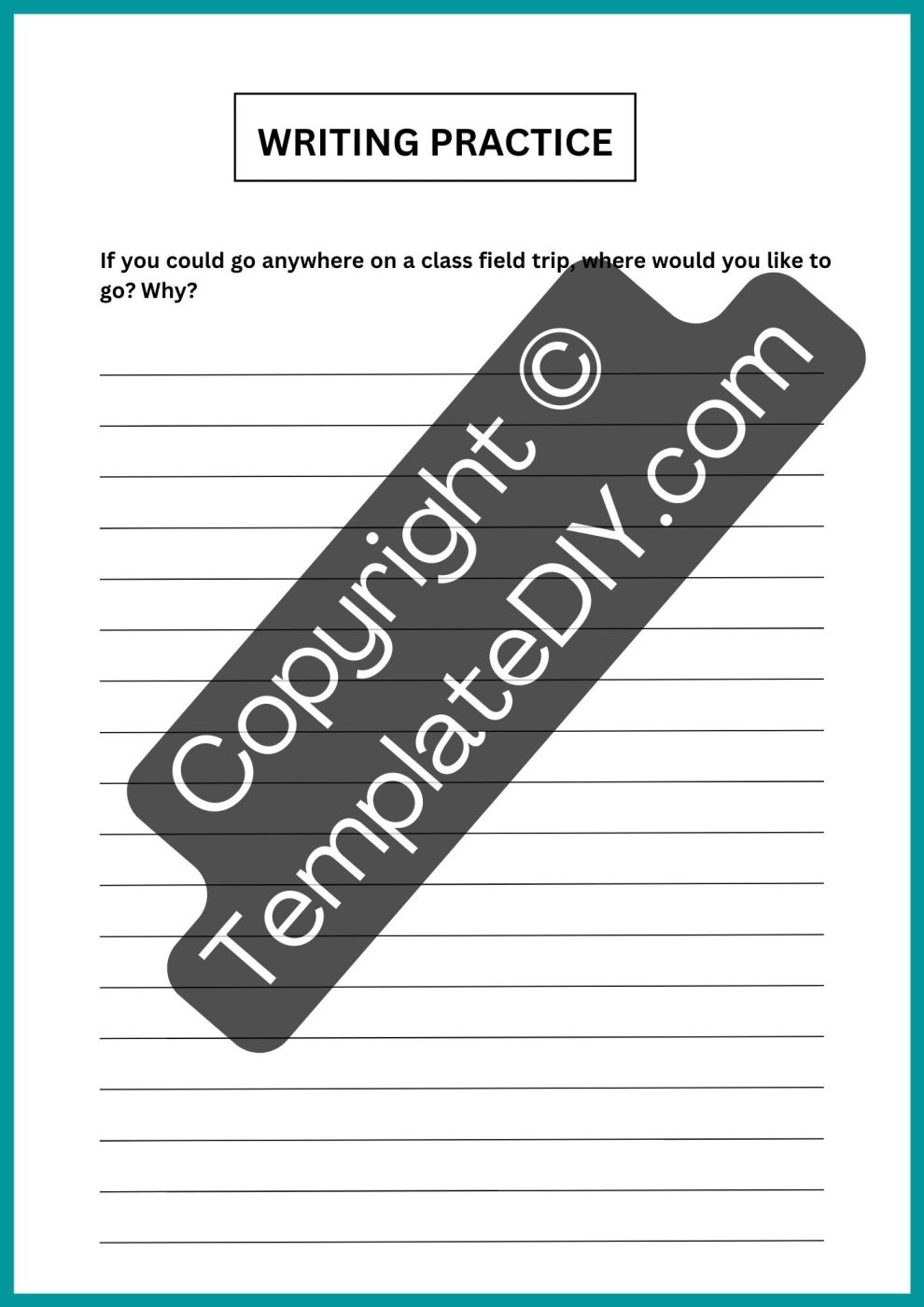 5th Grade Writing Worksheets Printable Template PDF, Word