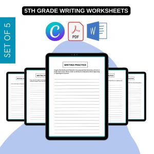 5th Grade Writing Worksheets Printable Template PDF, Word