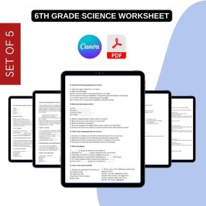 6th Grade Science Worksheets Template Printable PDF, Word