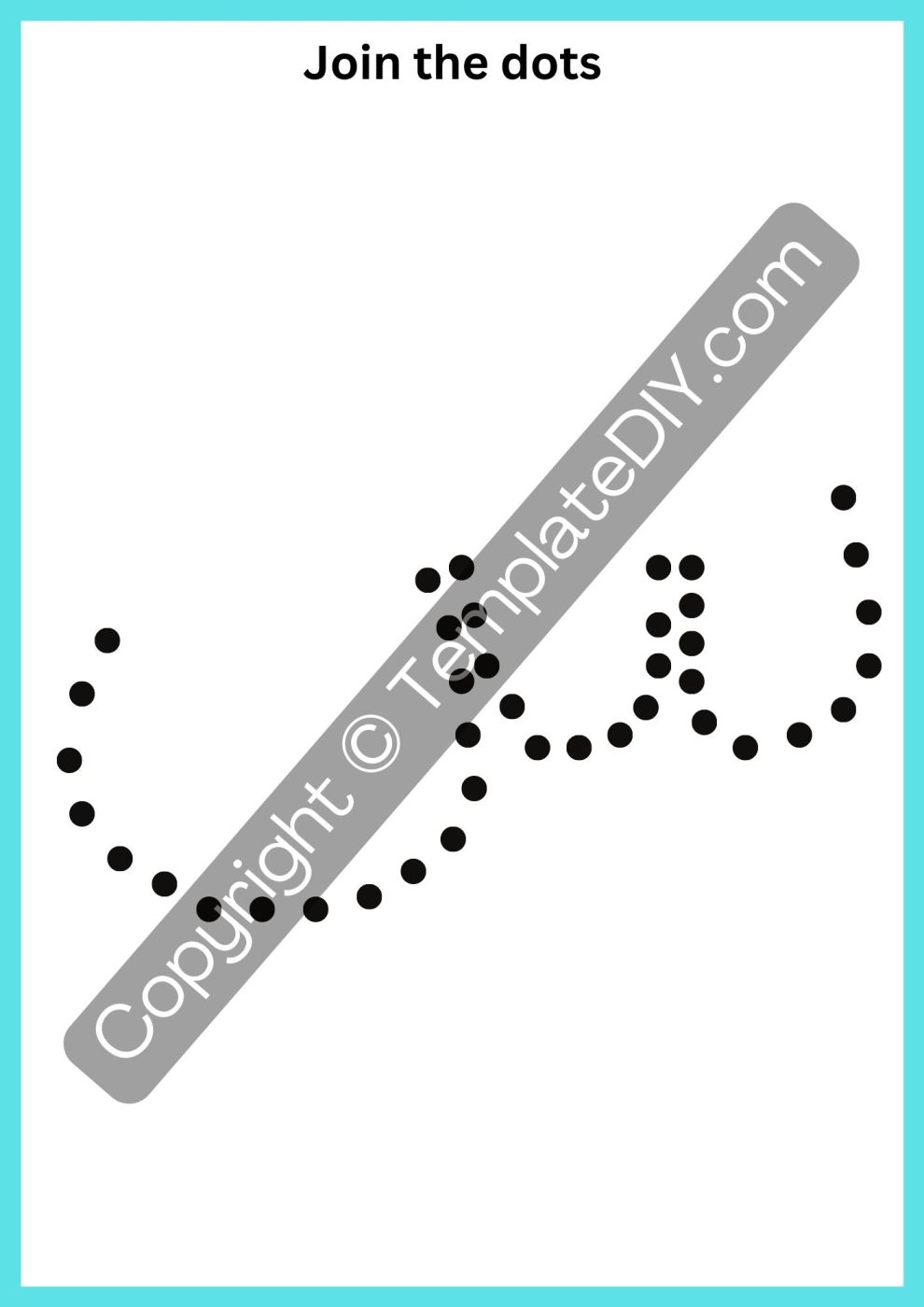 Arabic Alphabet Dot to Dot Worksheet Template PDF, Word