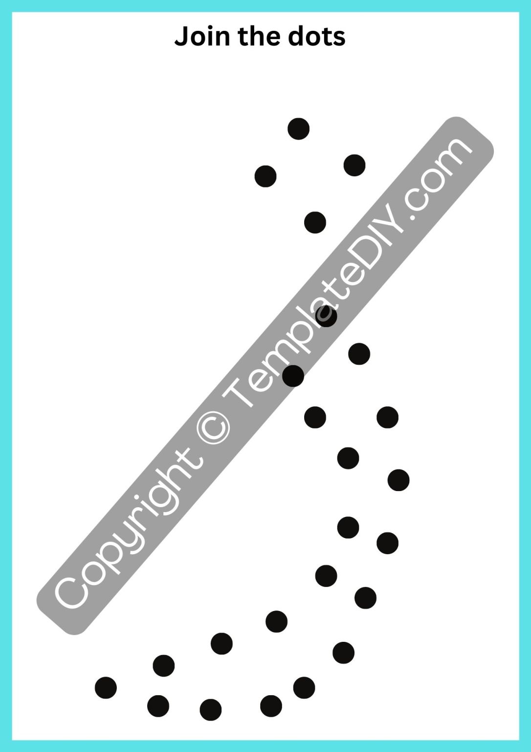 Arabic Alphabet Dot to Dot Worksheet Template PDF, Word