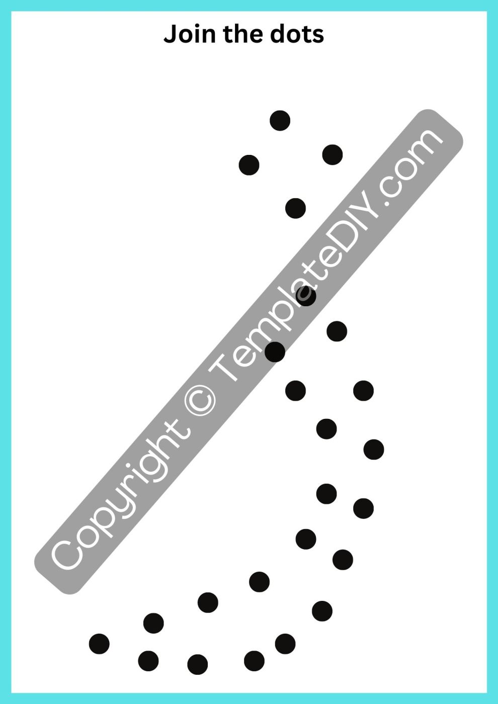 Arabic Alphabet Dot to Dot Worksheet Template PDF, Word