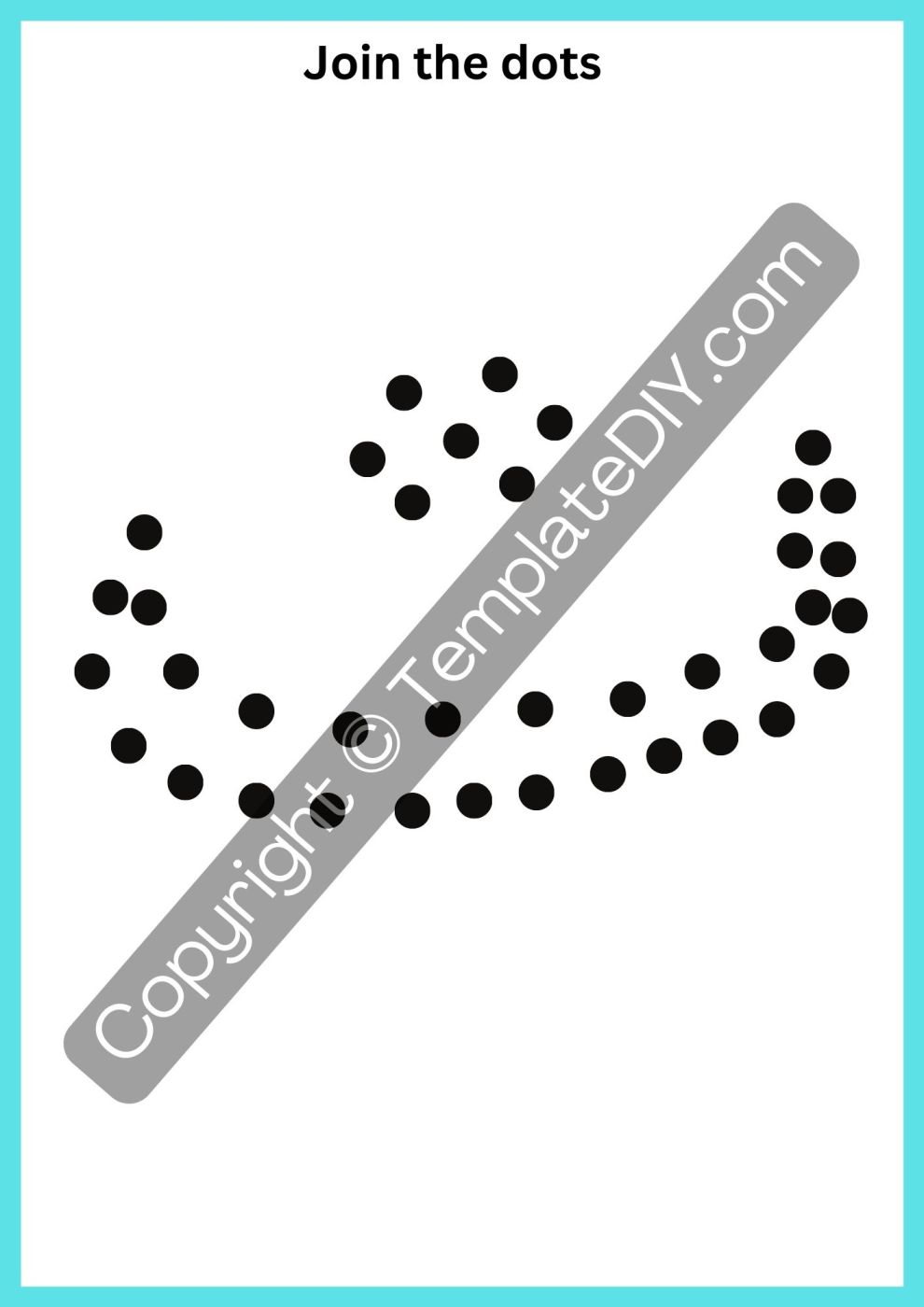 Arabic Alphabet Dot to Dot Worksheet Template PDF, Word