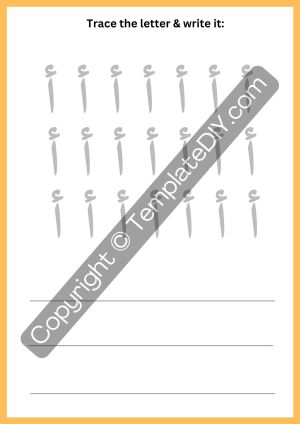 Arabic Letter Alif Worksheet Template Printable PDF, Word