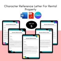Character Reference Letter For Rental Property