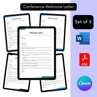 Conference Welcome Letter Sample Template with Examples