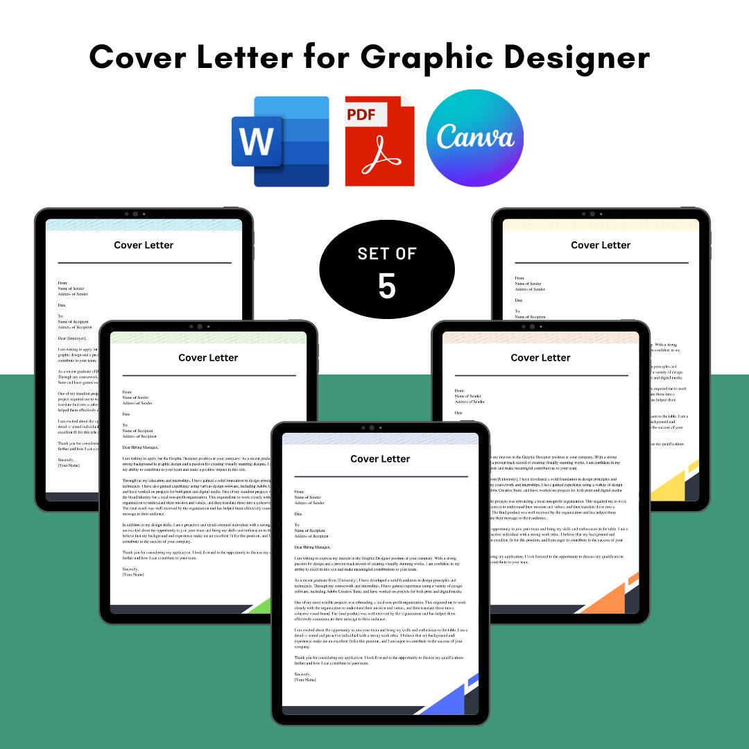 Cover Letter for Graphic Designer Sample with Examples