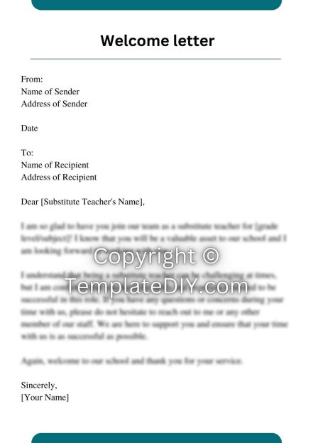 New Business Welcome Letter Sample and Examples [Word]