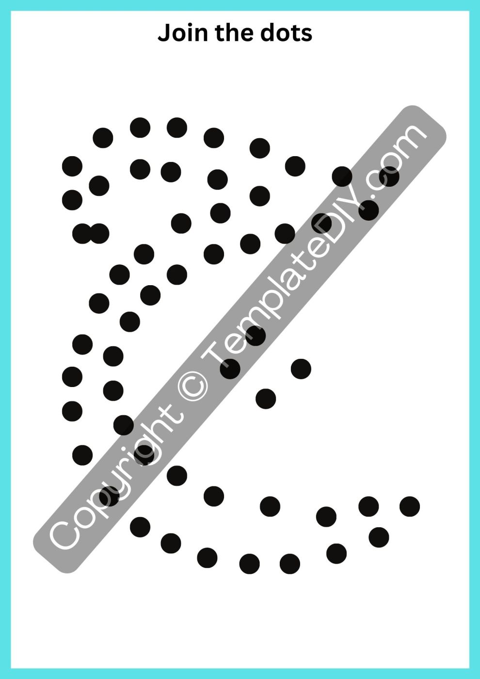 Arabic Alphabet Dot to Dot Worksheet Template PDF, Word