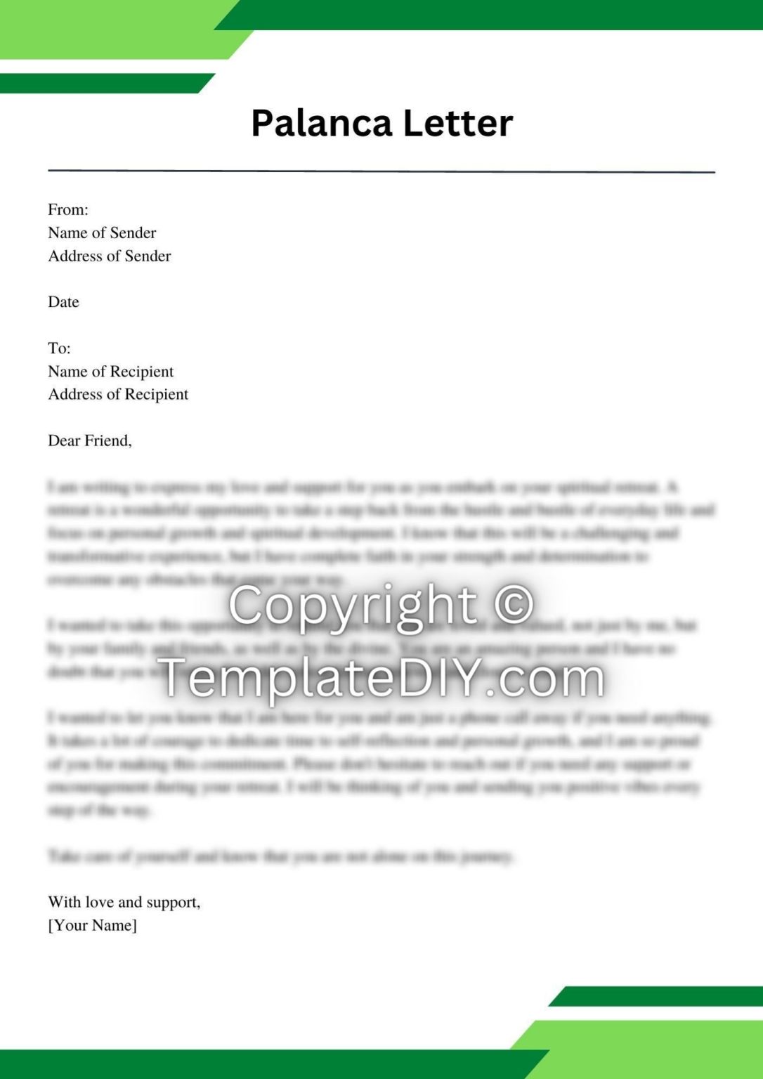 Palanca Letter for Friend Sample with Examples [Word]