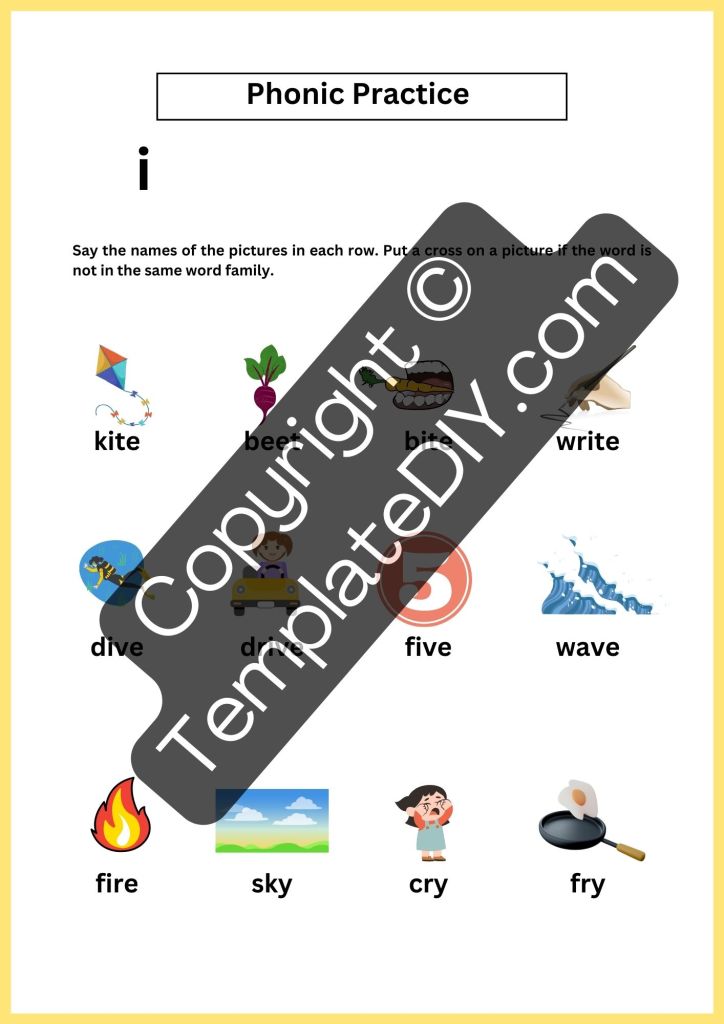 2nd Grade Phonics Worksheets Template Printable PDF, Word