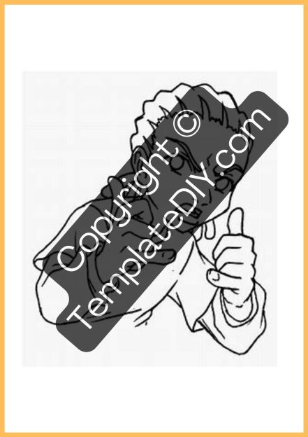 Boondocks Coloring Pages Template Printable Blank PDF