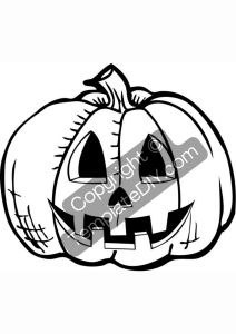 Halloween Pumpkin Coloring Pages Template Printable PDF