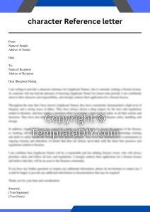 Character Reference Testimonial Letter For Firearm License