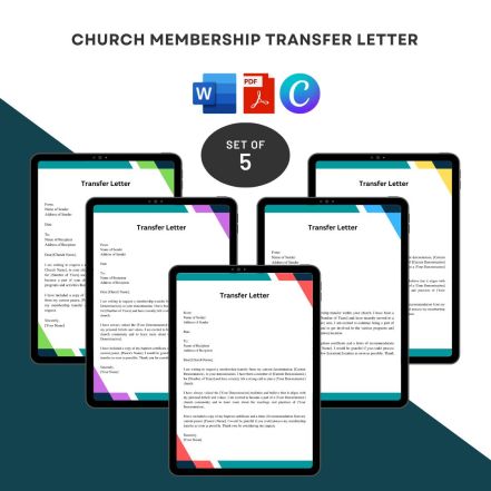 Church Membership Transfer Letter Sample with Examples