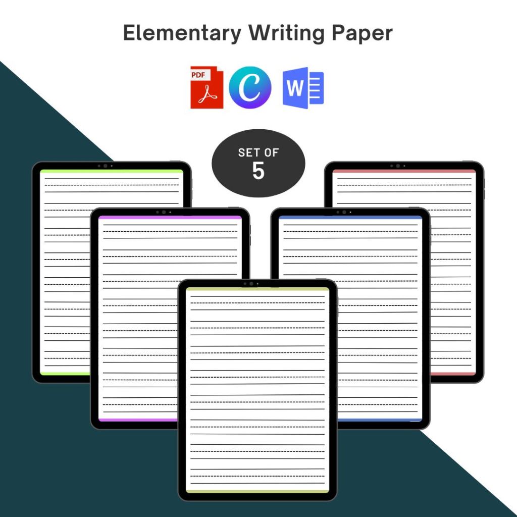 Summer Writing Paper Printable Template PDF, Word [Editable]