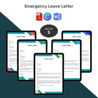 Download Emergency Leave Letter Sample & Template